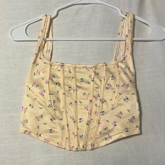 SHEIN | Tops | Yellow Corset Top | Poshmark